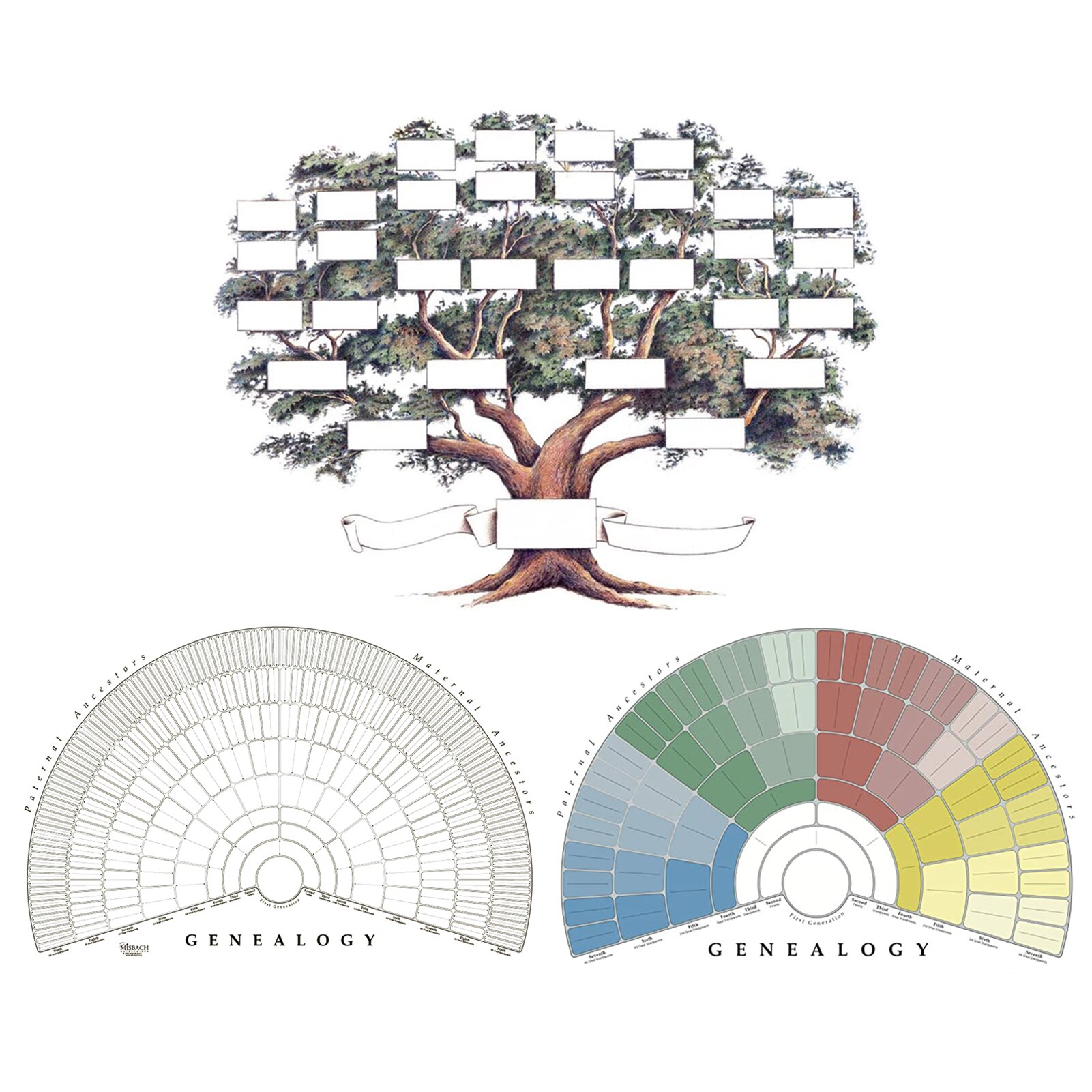 Home Decoration Painting Wall Art Family Tree Canv... – Grandado