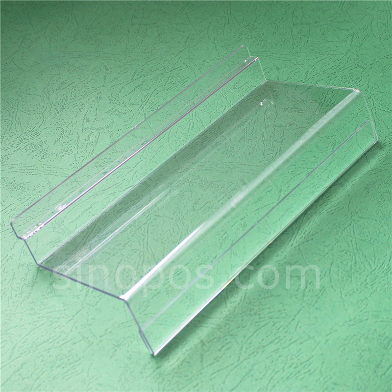 Clear Slatwall Shelf With Front Sign Holder, mould... – Grandado