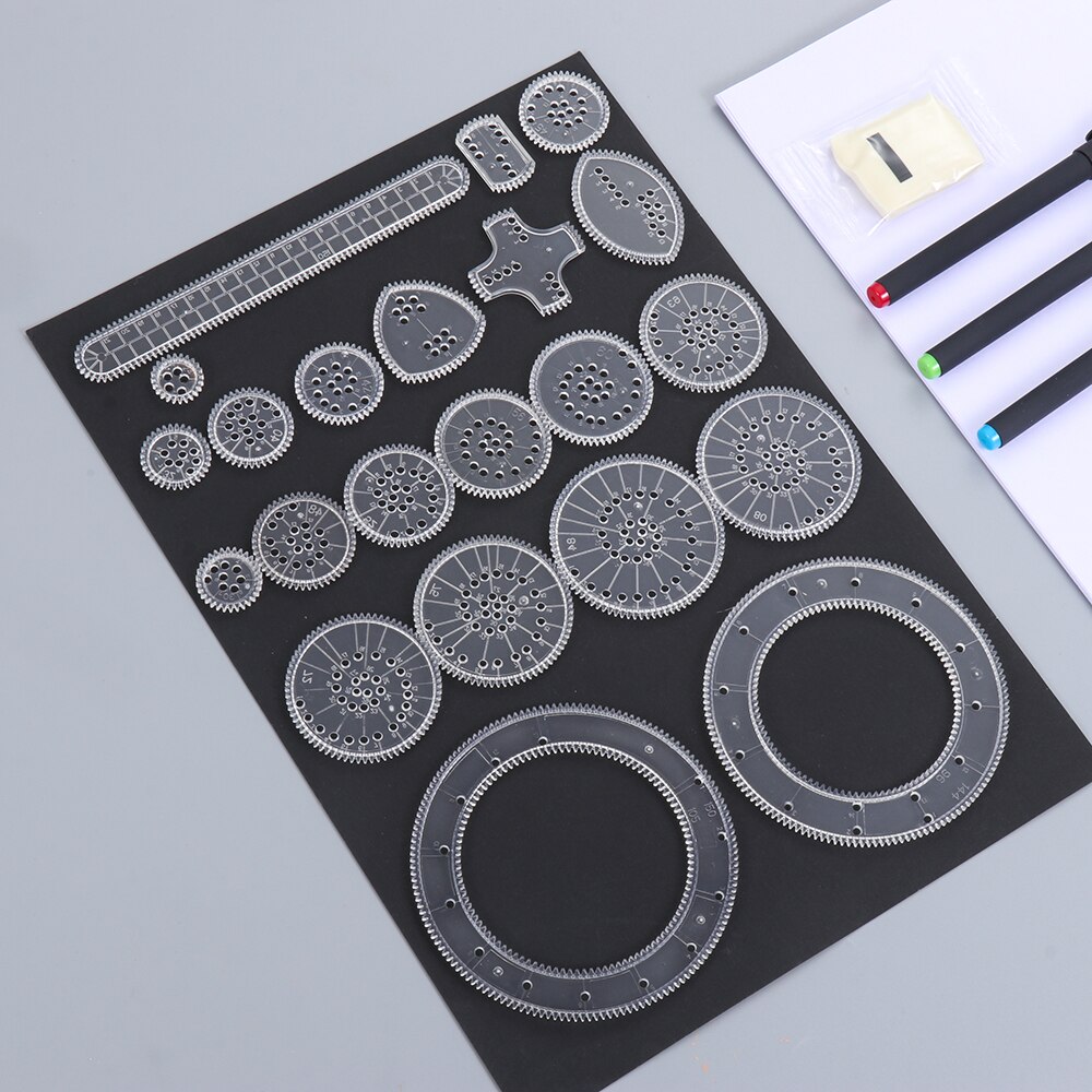 27Pcs DIY Craft Art Painting Rulers Drawing Templa... – Grandado