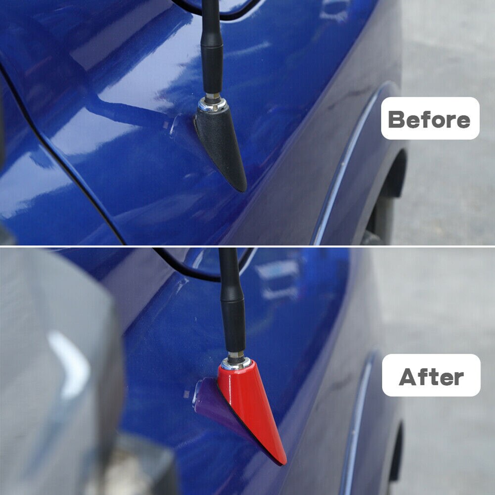 Red Car Antenna Mounting Base Adapter Cover For Do... – Grandado