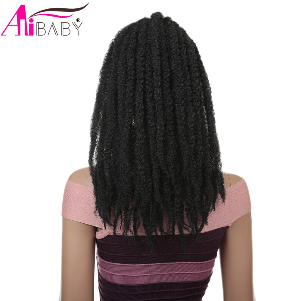 Afro Puff Marley Braids Hairpiece Afro Kinky Strai... – Vicedeal