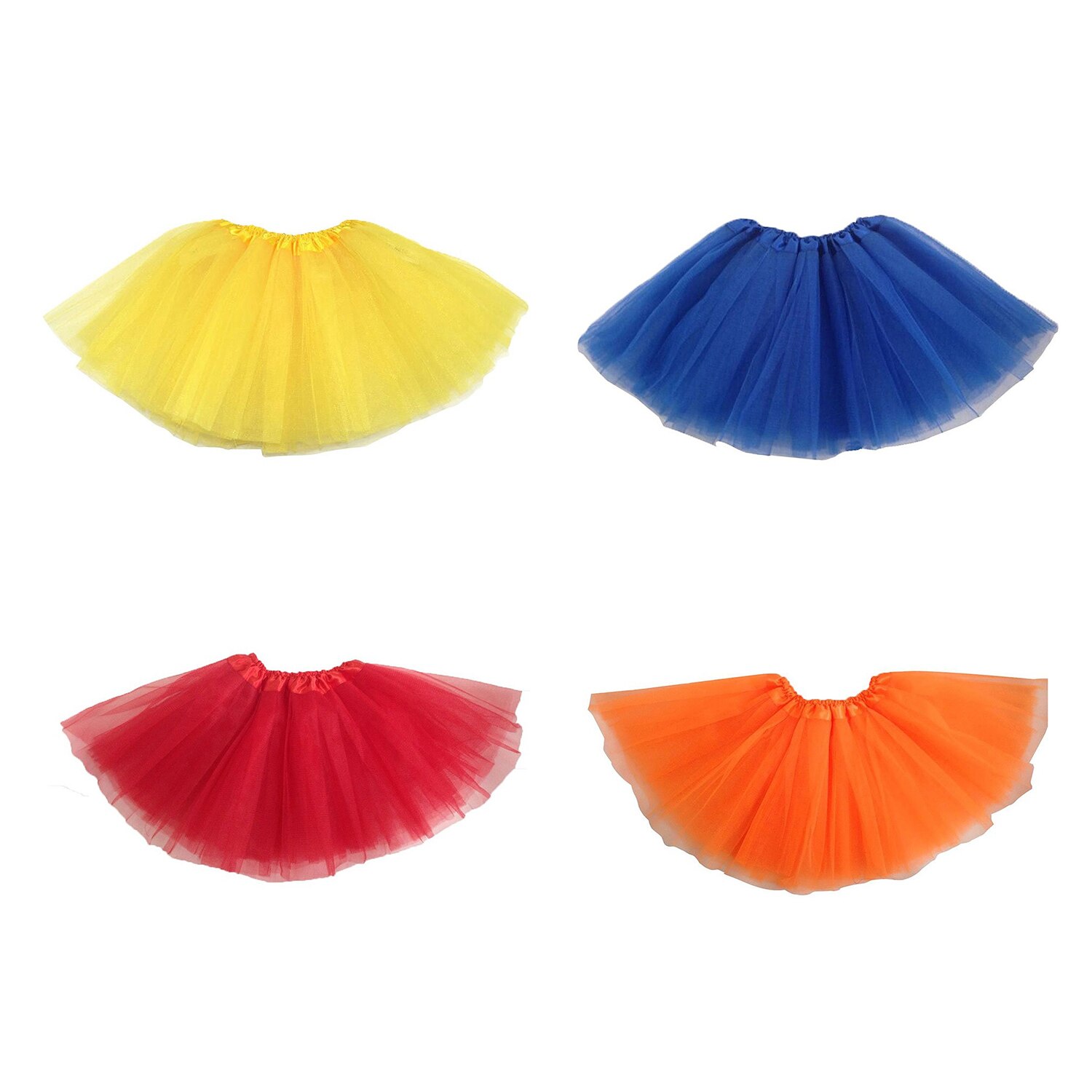 girls Modern ballet dress Fairy tutu skirt orange – Vicedeal