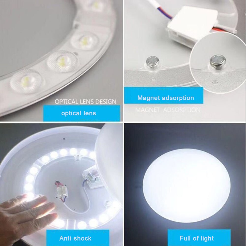 LED Ceiling Lighting Source SMD Lens Panel Warm/Wh... – Vicedeal