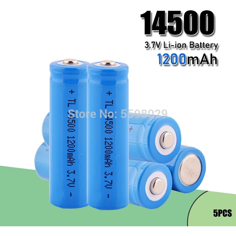 AA 14500 1200mah 3.7 V lithium ion rechargeable Li... – Grandado