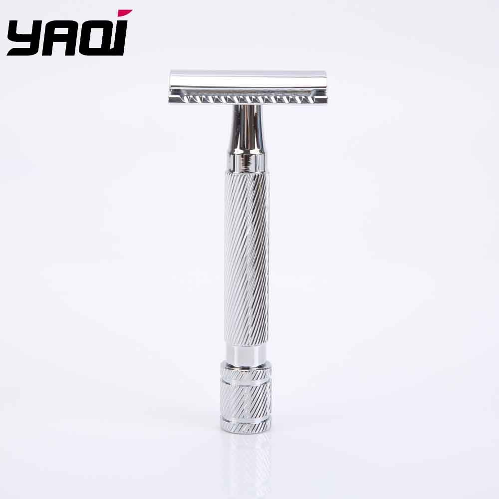 Yaqi Chrome Brass Heavy Handle Wet Safety Razor – Grandado