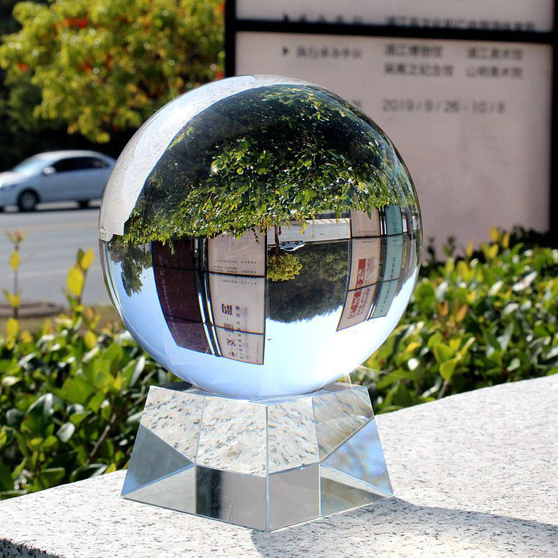 80mm Lensball Crystal Ball Clear Glass Photography... – Grandado