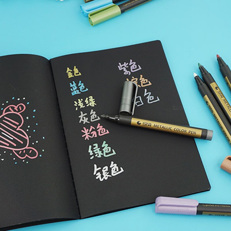 STA 10 colors Metal Mark Pen Color Marker Graffiti... – Grandado