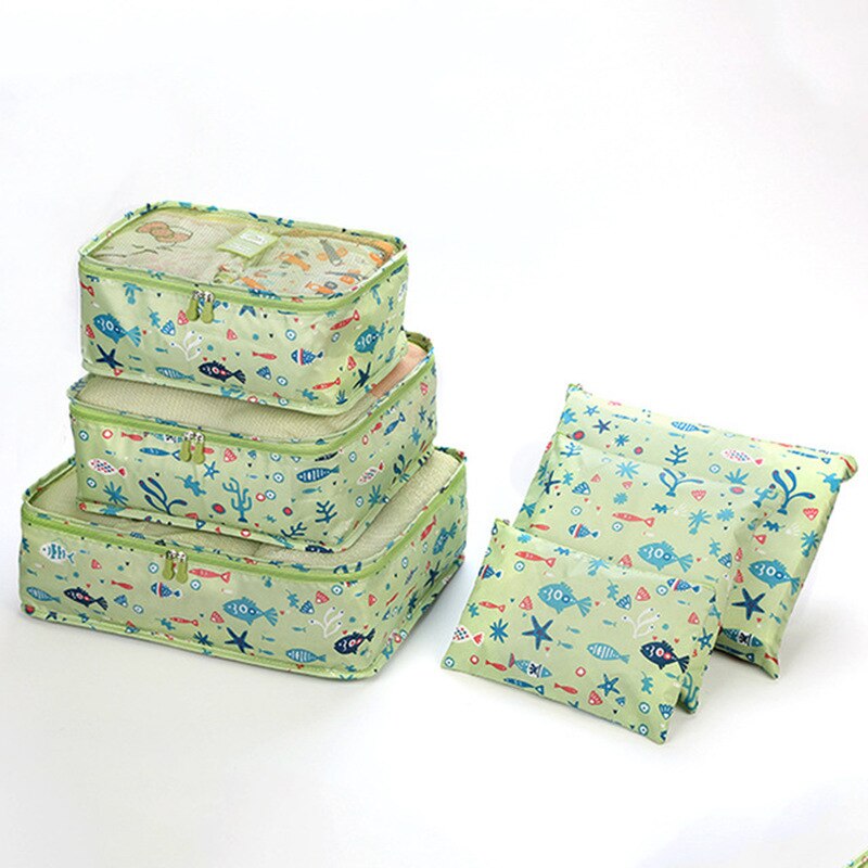 6pcs/set Luggage Organizer Travel Suitcase Storage... – Vicedeal