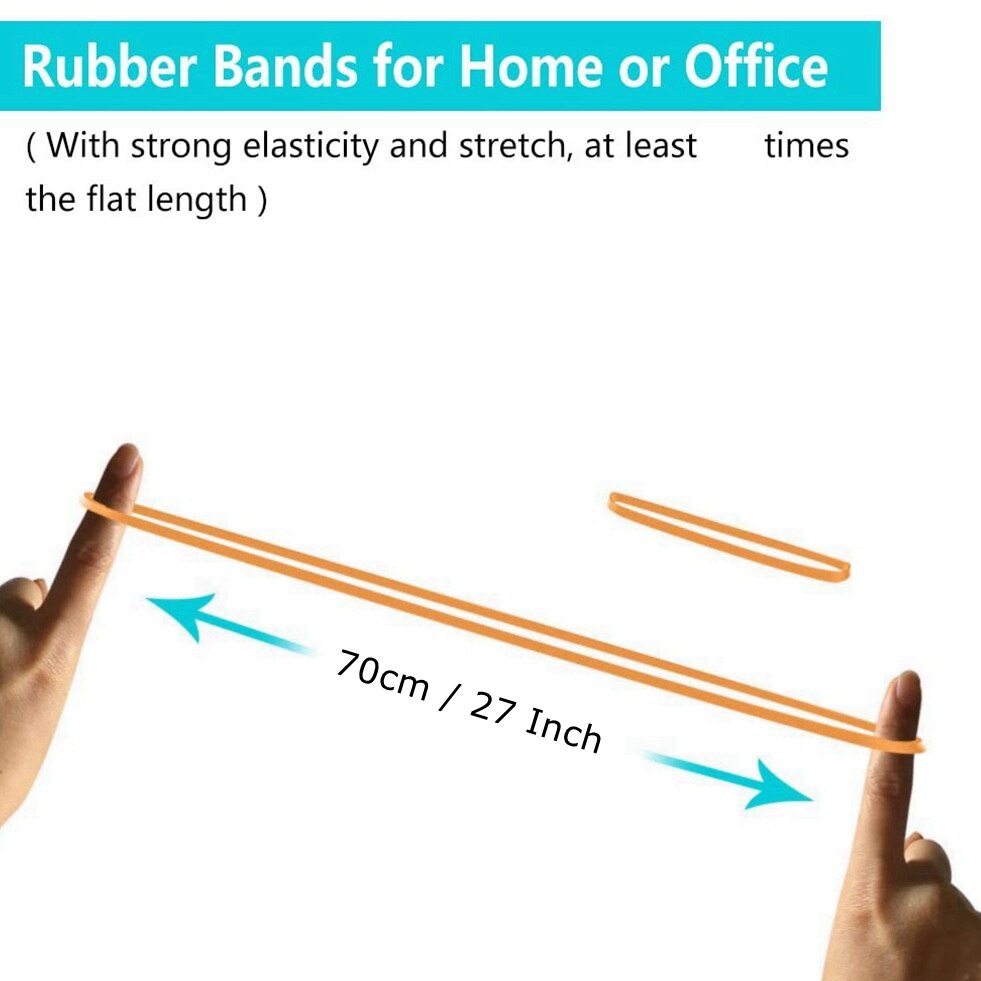 Rubber Bands Elastic Trash Can Bands Office File F... – Vicedeal