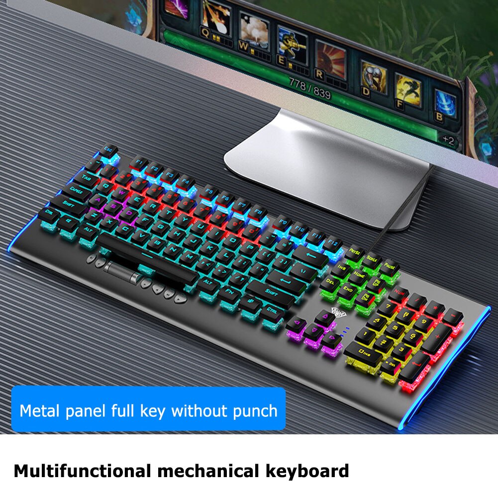 F2099 Gamer Mechanical Keyboard Blue Brown Switch ... – Grandado