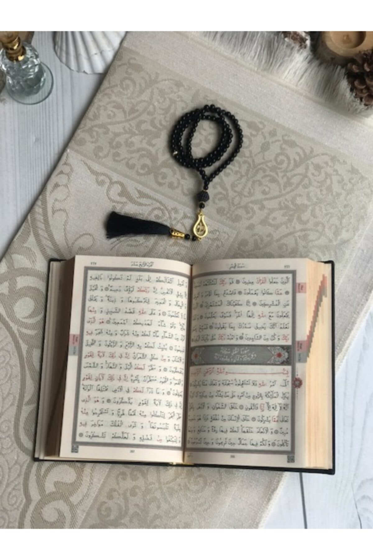 Heilige Koran Gebed Rozenkrans Set Katoen Gebed Ma... – Vicedeal