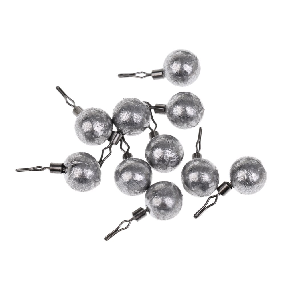 10Pcs Oval Sea Fishing Pure Lead Sinkers Weights S... – Vicedeal