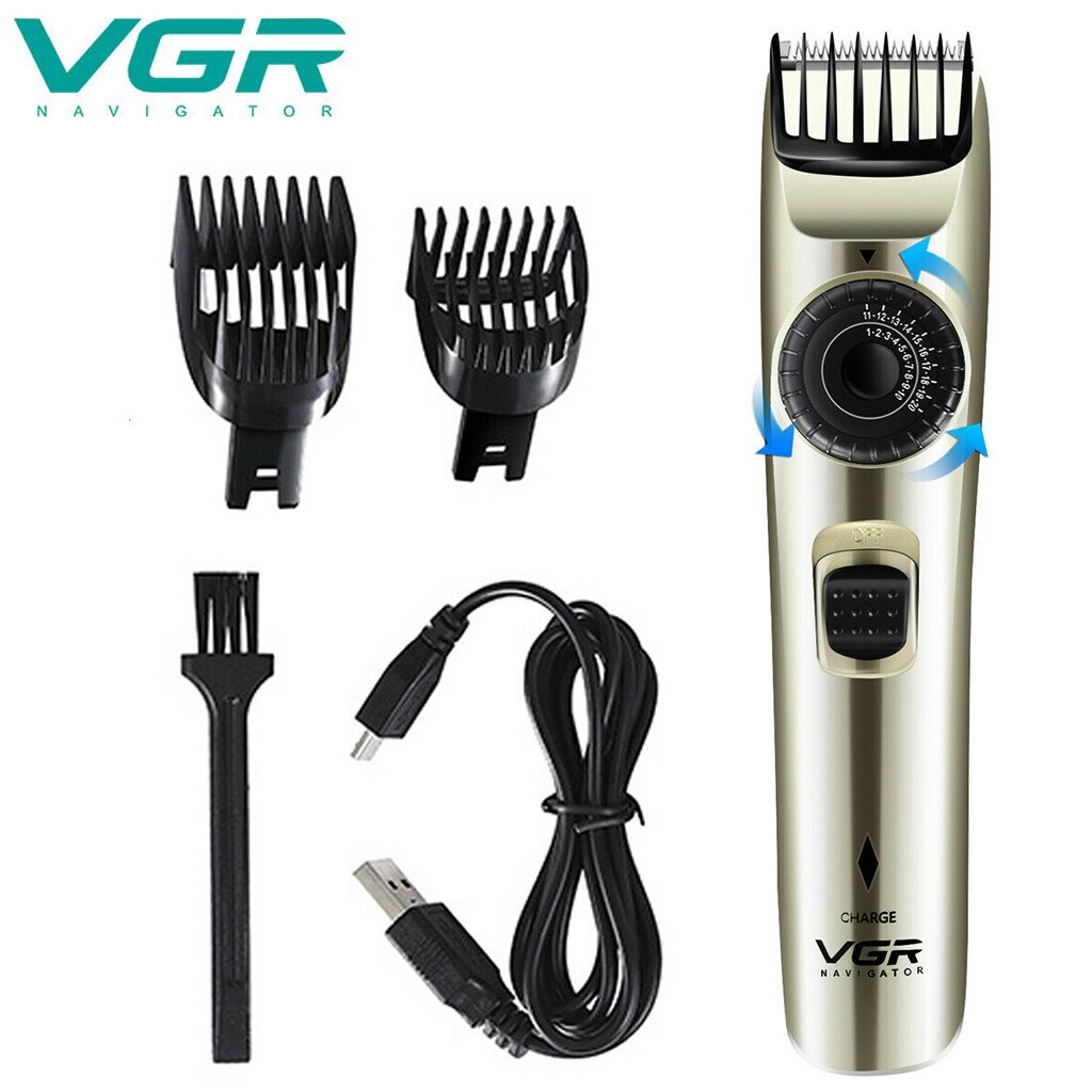 Vgr elektrisk hårklippare för hemtvättbar rakappar... – Vicedeal