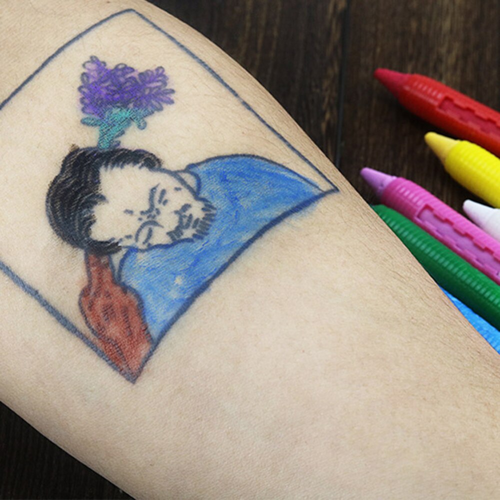 1 Set Face Paints Colorful Painting Pens Push-pull... – Vicedeal