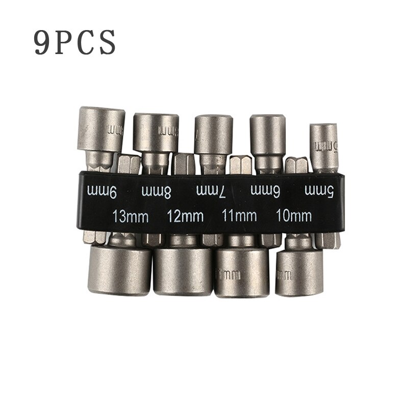 9/14pcs 5 To 13mm Hexagonal Shank Hex Nut Socket 1... – Grandado