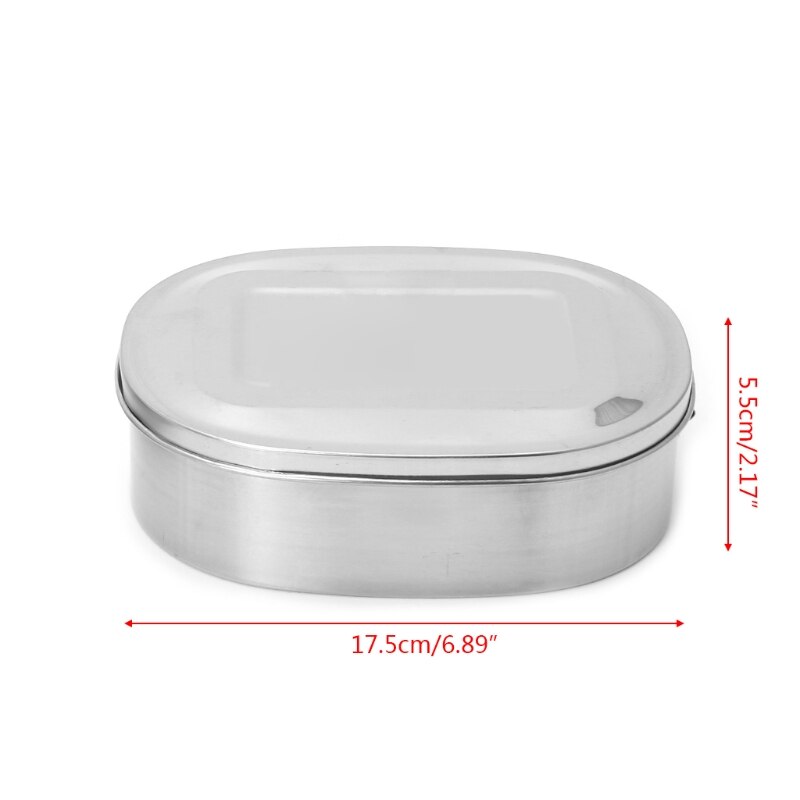 Edelstahl Quadrat Mittagessen Box Bento Essen Pick... – Vicedeal