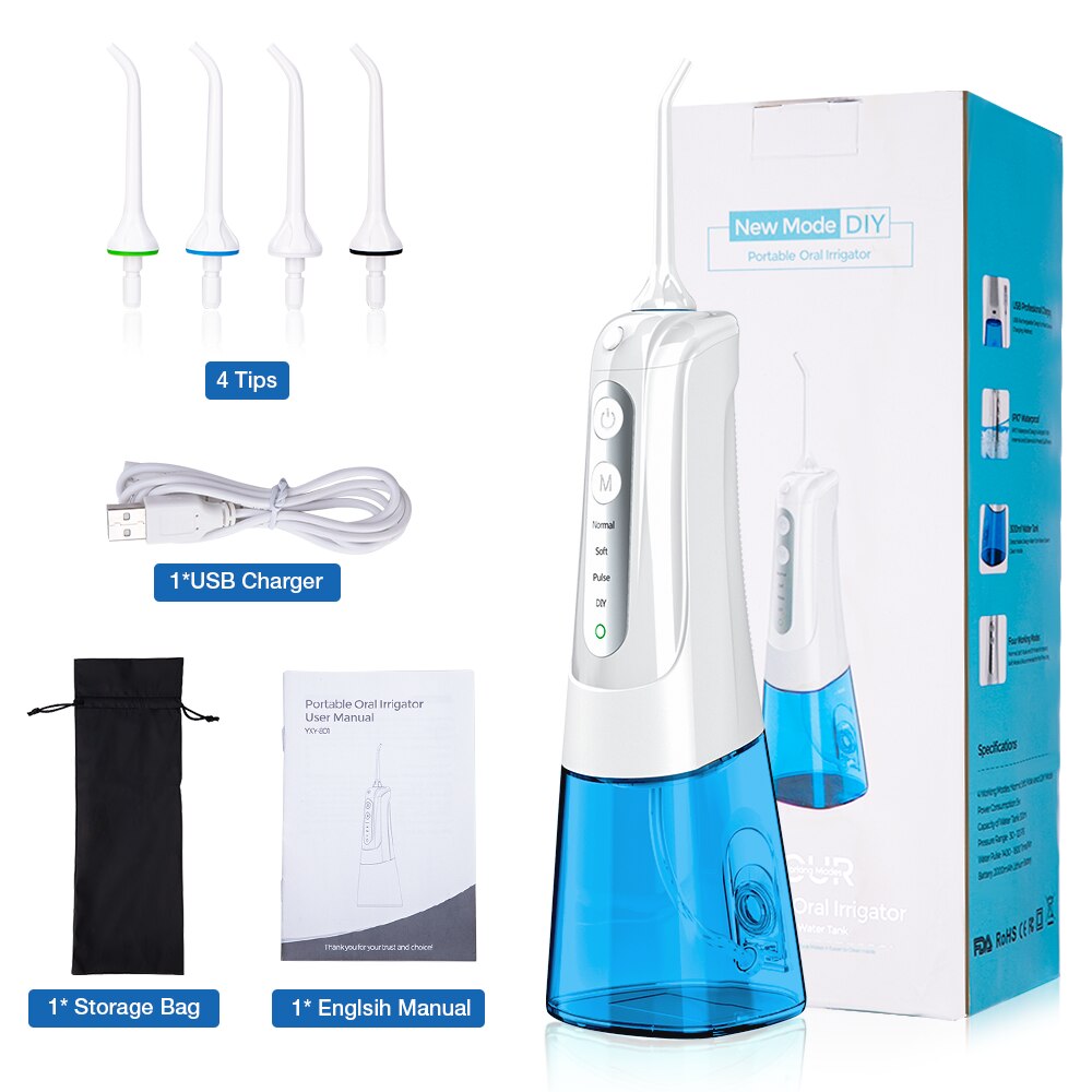 4 modi Wasserdicht Munddusche Wiederaufladbare Por... – Vicedeal