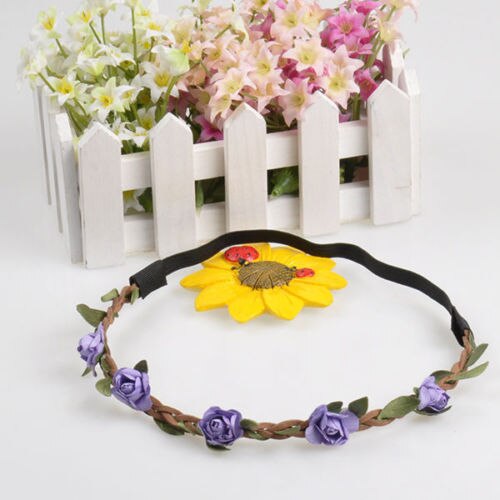 Girls Women Handmade Floral Crown Flower Headband ... – Grandado