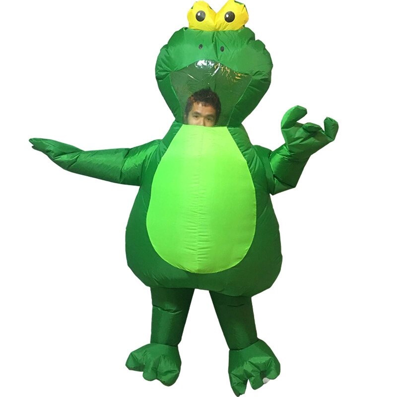 Inflatable Frog Costume Adults Funny Blow up Outfi... – Grandado