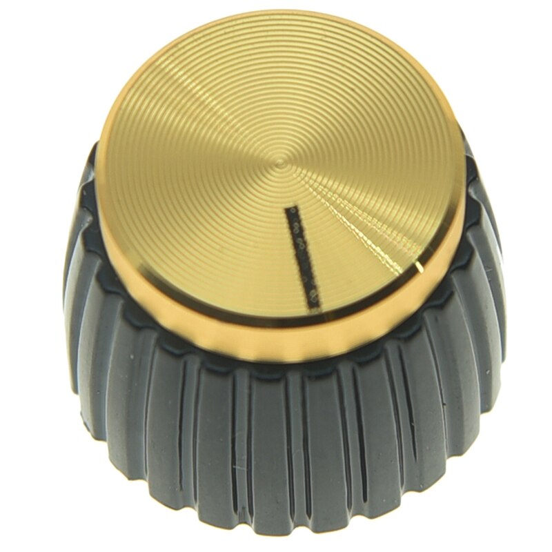 50Pcs Guitar AMP Amplifier Knobs Black With Gold C... – Vicedeal