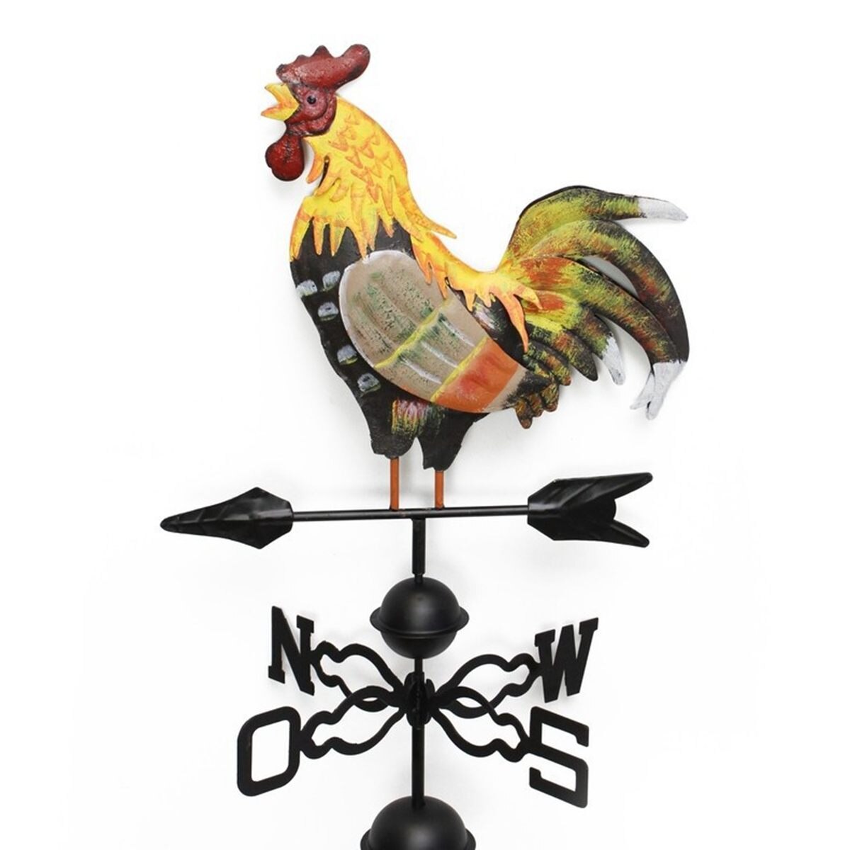 30x130cm Metal Weather Vane Vintage Rooster Garden... – Grandado