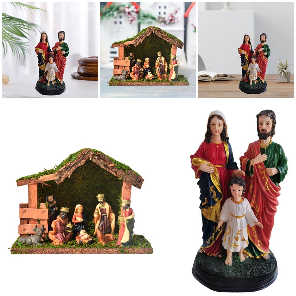 Easter Jesus Scene Statues-- Jesus Resurrection Mi... – Grandado