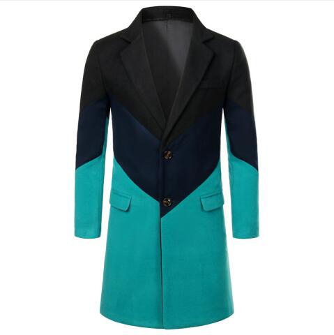 Winter Long Coat Men Business Casual Long Jacket L... – Grandado