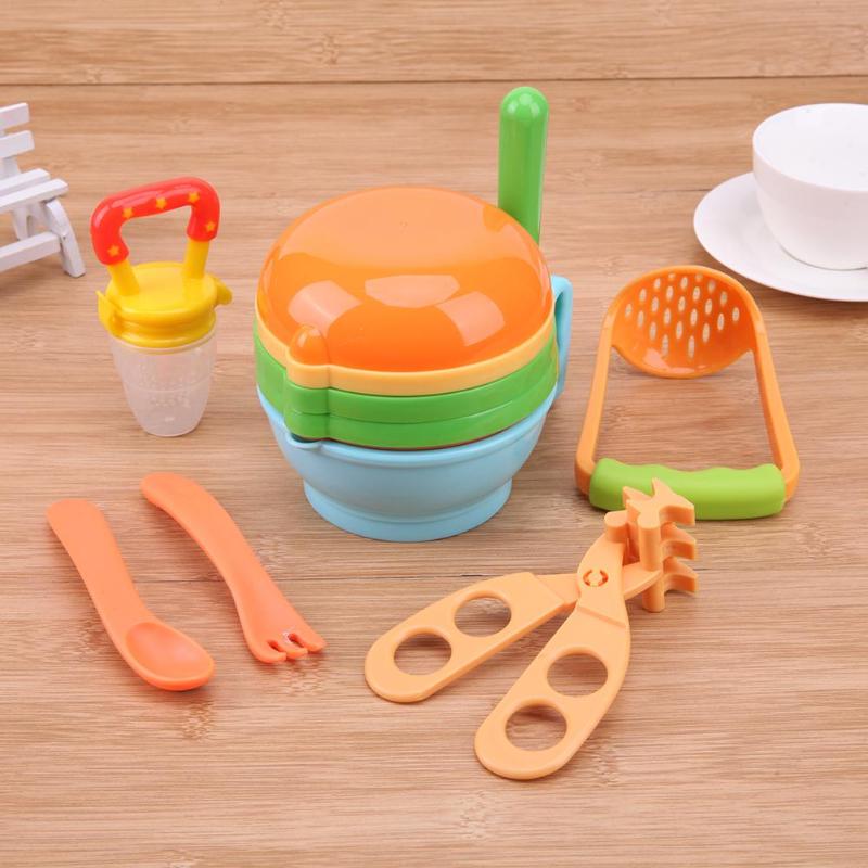 12 Stks/set Babyvoeding Slijpen Kom Handleiding Sl... – Vicedeal