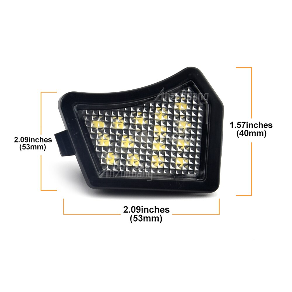2Pcs LED Front Under Mirror Lamp Puddle Light For ... – Grandado