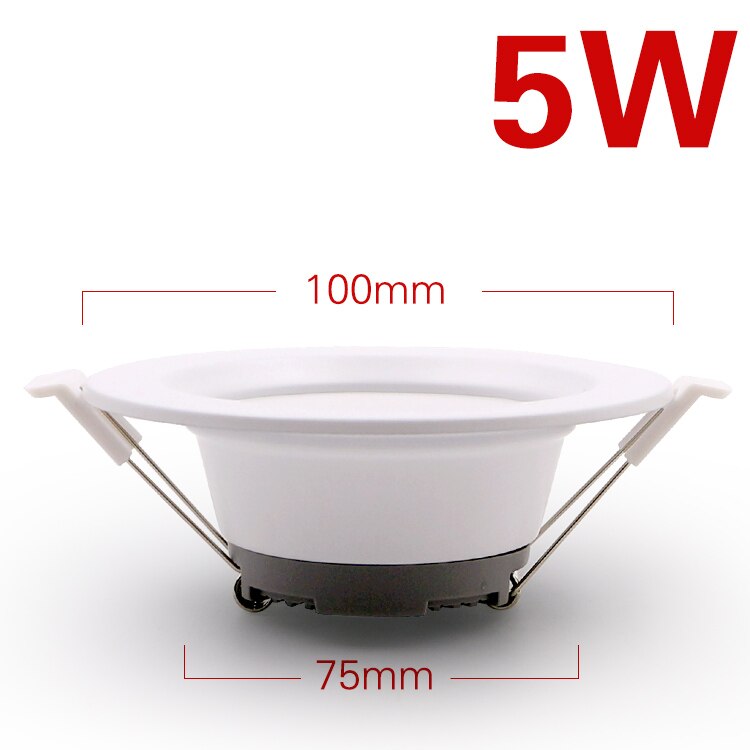 EnwYe 5W 7W 12W 18W LED downlight ceiling light AC... – Grandado