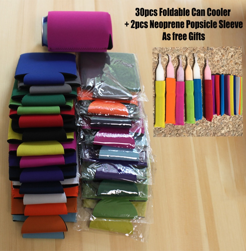 30pcs + 2 stuks Gratis Gemengde Kleur Bier Kan Cov... – Grandado