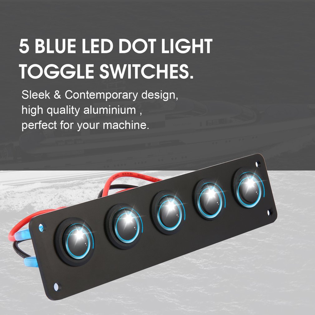 ON-OFF Toggle Switching Control Panel with Digital... – Grandado