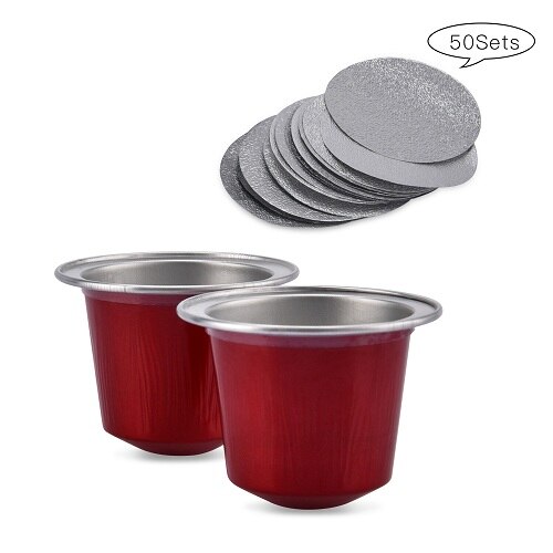 50Pcs Refillable Disposable Coffee Capsule Cups Po... – Grandado