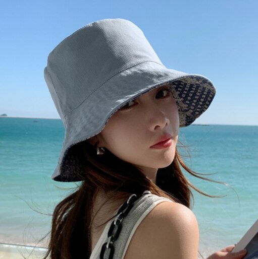 Spring Summer Hat Sun Hat Double-Sided Wearable Be... – Grandado