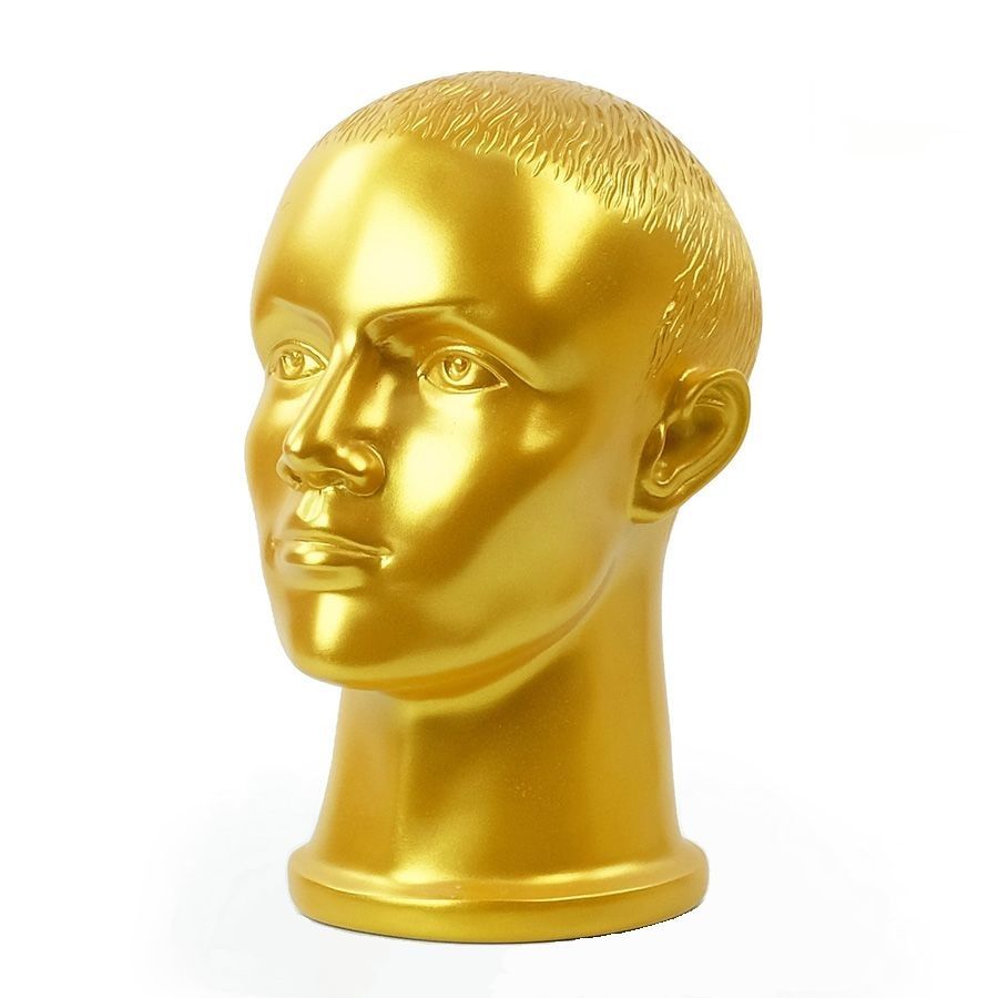 57 CM Fiberglass Plus Size Male Mannequin Dummy He... – Vicedeal