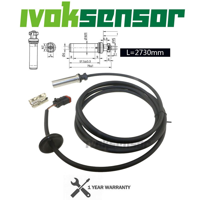 L= 2730mm 441 032 387 0 abs sensor hjulhastighetss... – Grandado