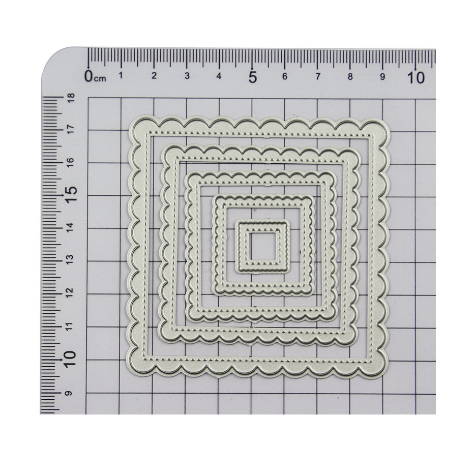 5pcs Square Shape Frame Background Frame DIY Scrap... – Grandado