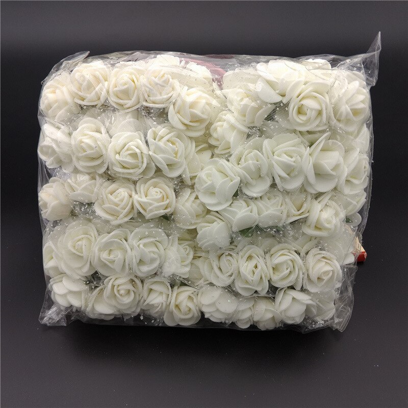 144 Pcs/ Pack Mini Foam Artificial Rose Flower Bou... – Vicedeal
