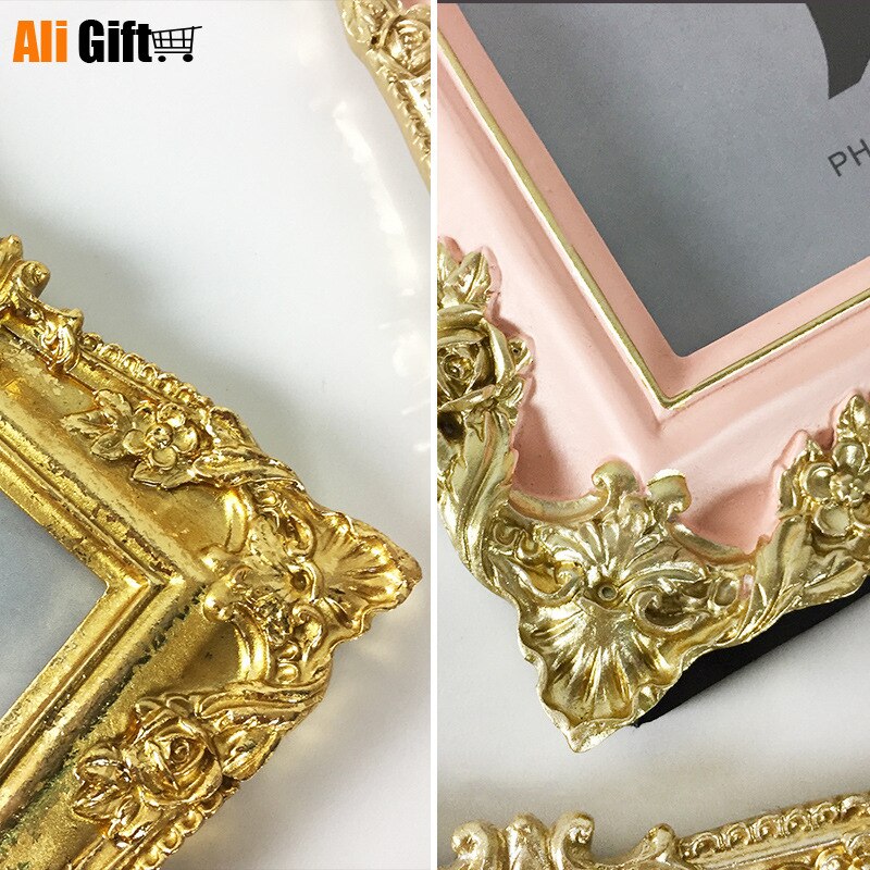 European Resin Gold Photo Frame Photo Studio Child... – Vicedeal
