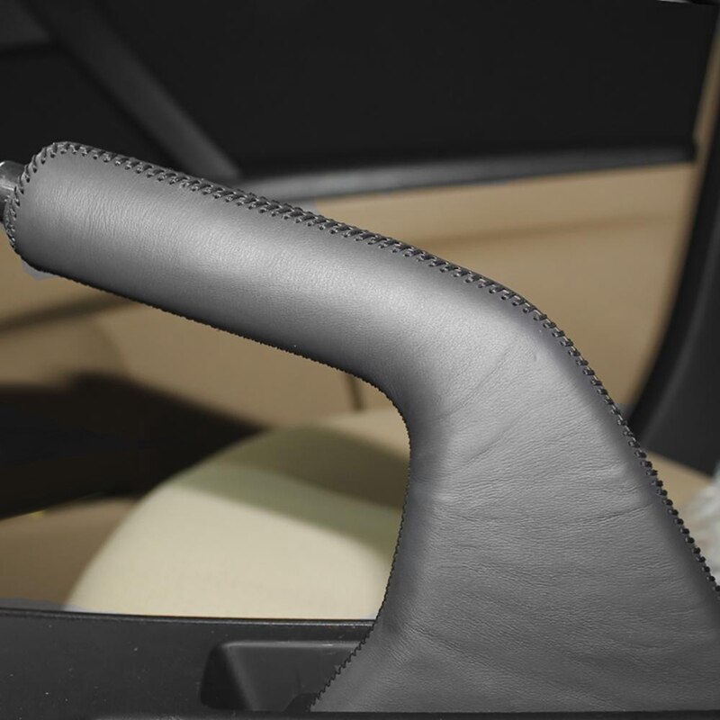 Car Leather Handbrake Cover Handbrake Grips Cover ... – Grandado
