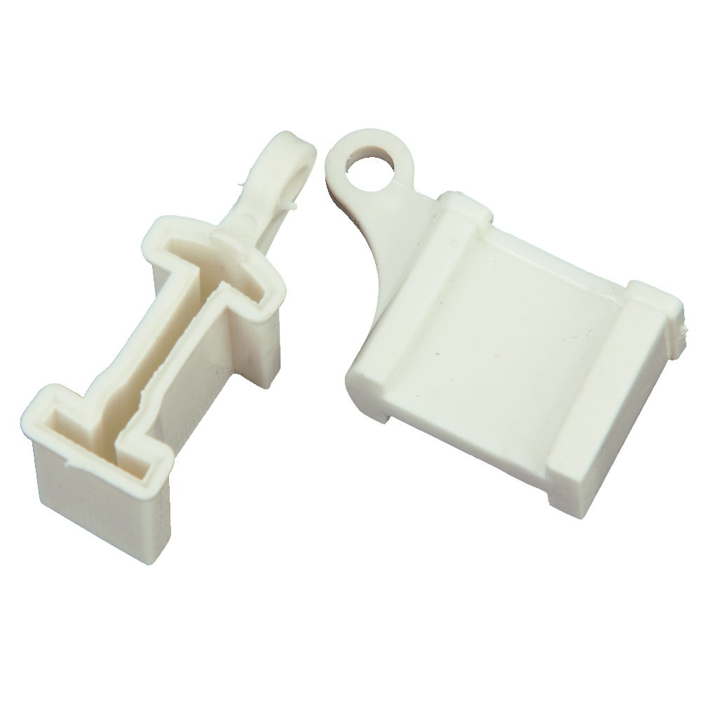 2x Window Curtain Rail Track Ends End Stop Stops D... – Grandado