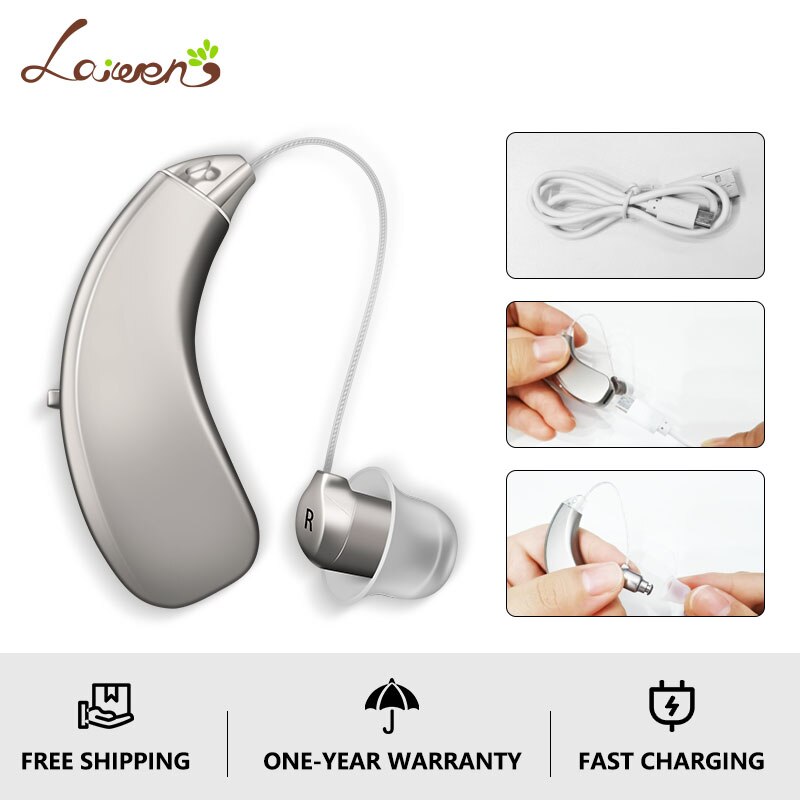 Rechargeable Mini Hearing Aid Audifonos Sound Ampl... – Vicedeal
