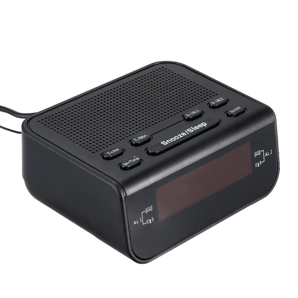 Digitale Wekker Fm Radio Met Dual Alarm Buzzer Sno... – Vicedeal