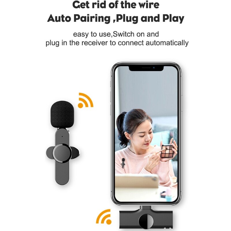 Live Broadcast Mic Type C Wireless Microphone Syst... – Grandado