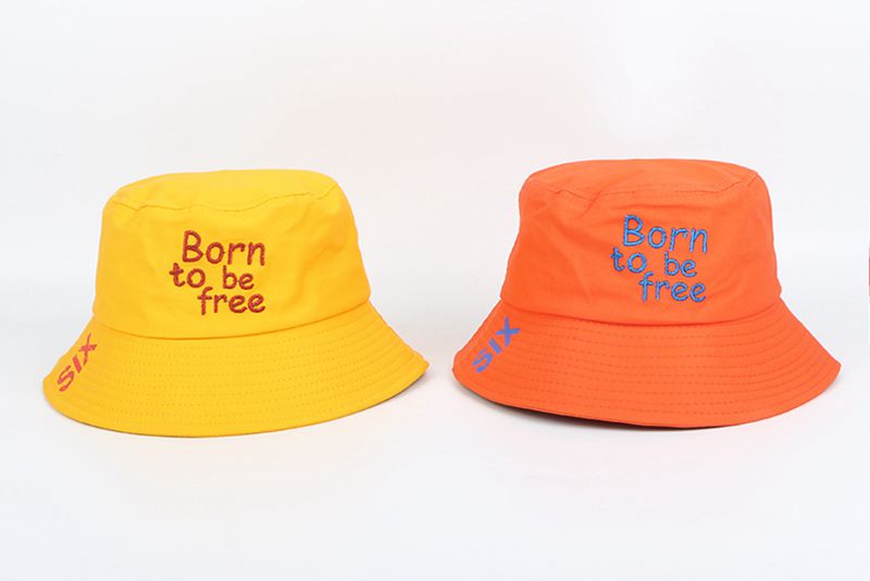 Panama hat embroidery English letters numbers buck... – Grandado