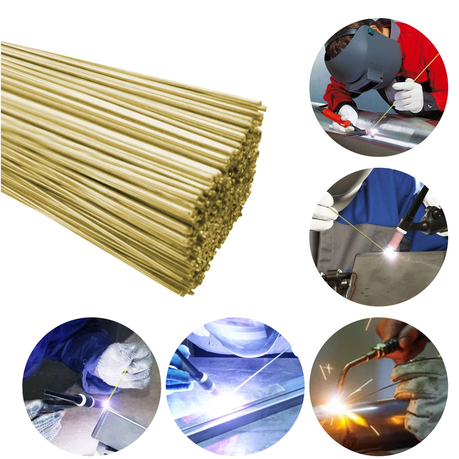 10/20PCS Brass Welding Brazing Rods For Air Condit... – Grandado