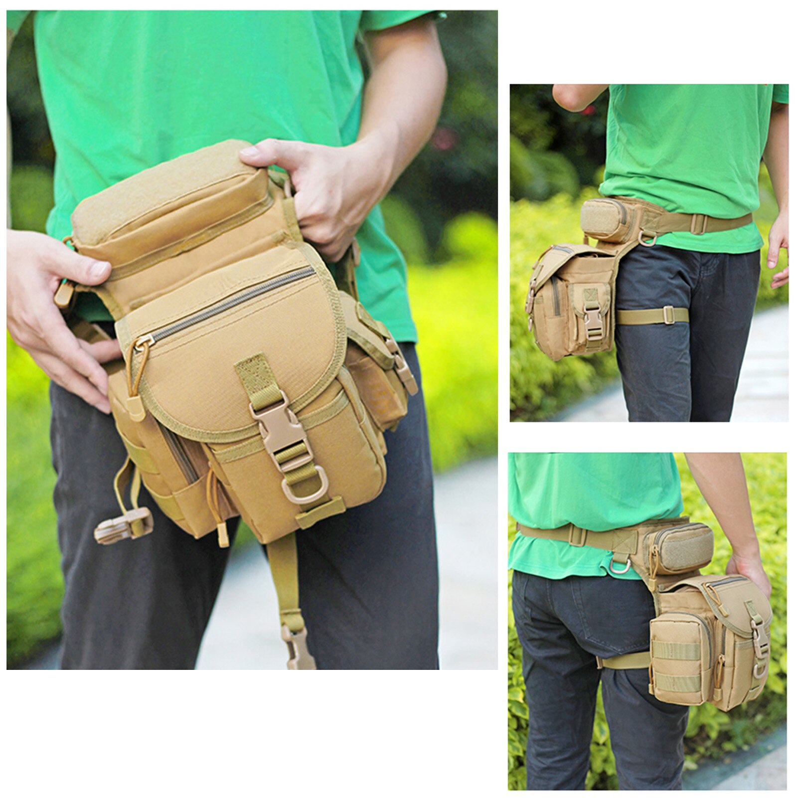 Leg Bag Waterproof Thigh Waist Packs Pouch for Tra... – Grandado