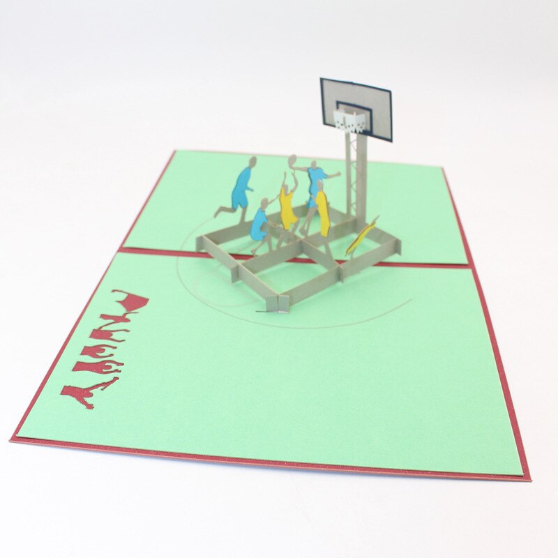 3D Handmade Play Basketball Dunk Paper Invitation ... – Grandado