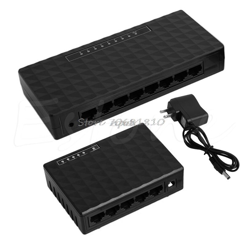 5/8 Port RJ-45 100 Ethernet Network Desktop Switch... – Vicedeal