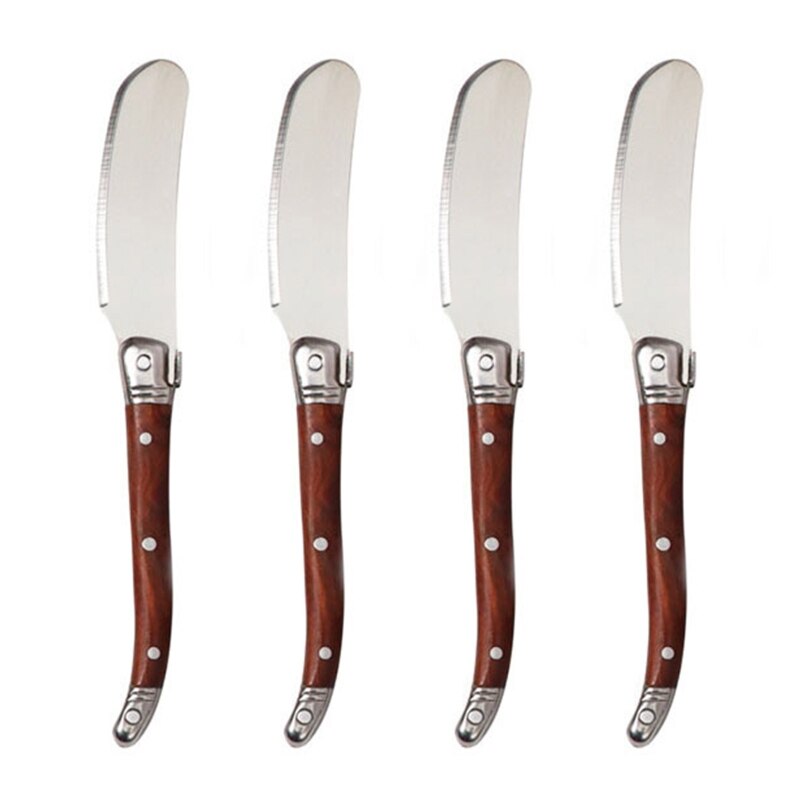 13ME Blade Stainless Steel Spreader Knife with Woo... – Grandado
